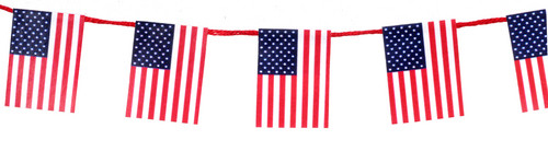 American Flag Garland D. - Dollhouse City