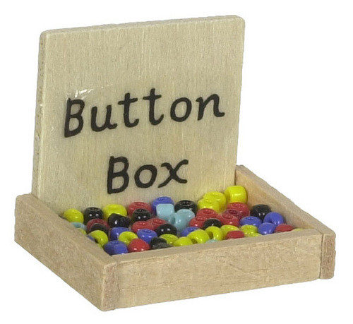 Button Box with Buttons - Dollhouse City