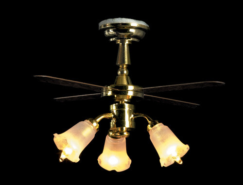 3-Tulip Ceiling Fan - Dollhouse City