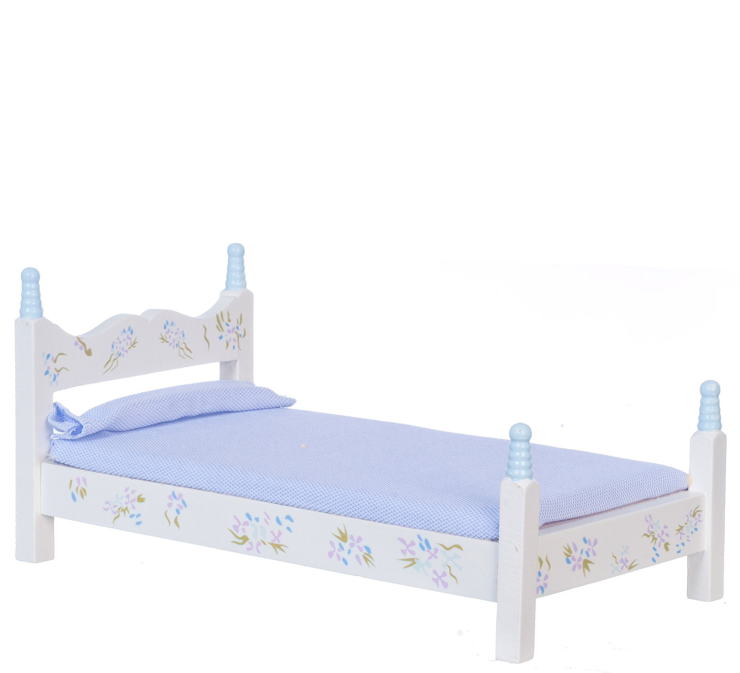 Blue Single Bed - Dollhouse City