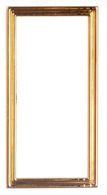 Rectangular Metal Frame - Gold - Dollhouse City