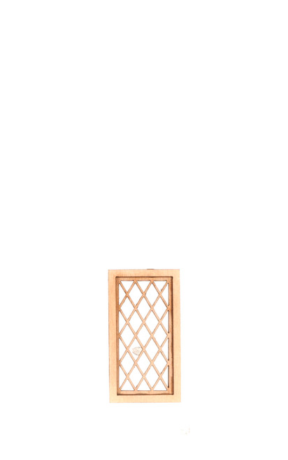 Diamond Pattern Window with Sheet - Dollhouse City