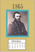 1865 Civil Wal Calendar - Dollhouse City