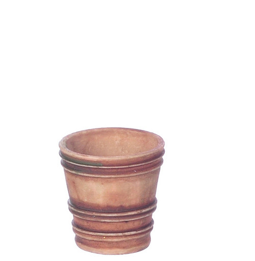 French Country Pot - Medium and Gray - Dollhouse City