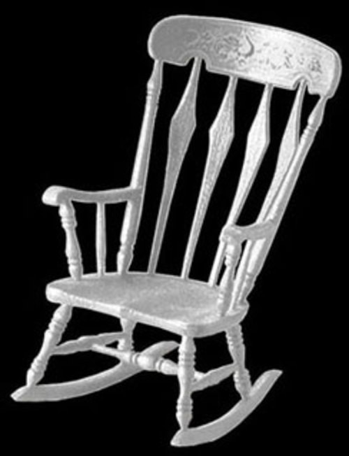 Arrowback Rocker Kit - White - Dollhouse City