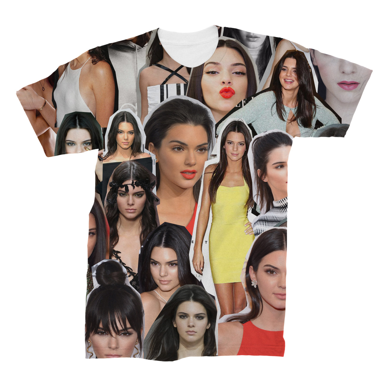 Kendall Jenner 3D Collage Face T-Shirt