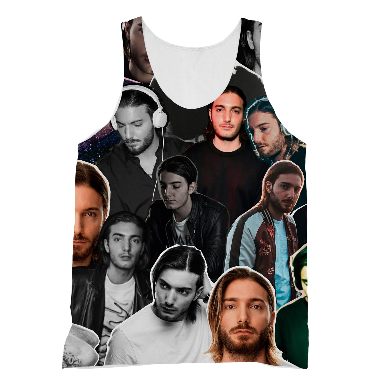 Alesso 3D Collage Face T-Shirt - AllOverPrint.ca