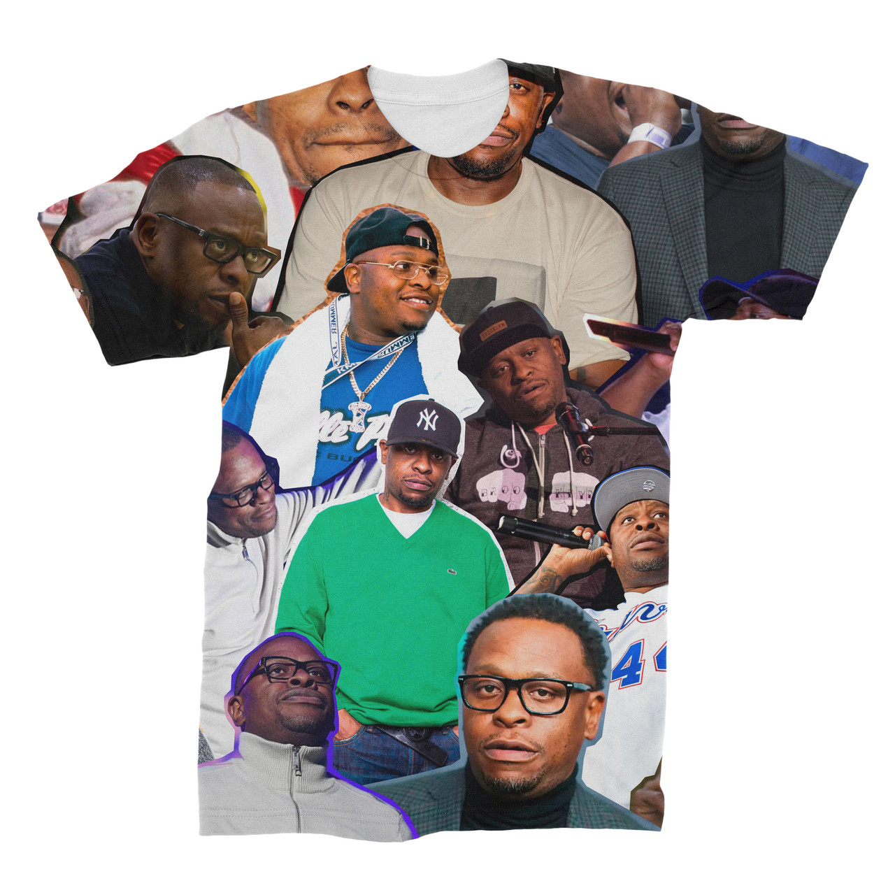 Scarface The Rapper 3D Collage Face T-Shirt - AllOverPrint.ca
