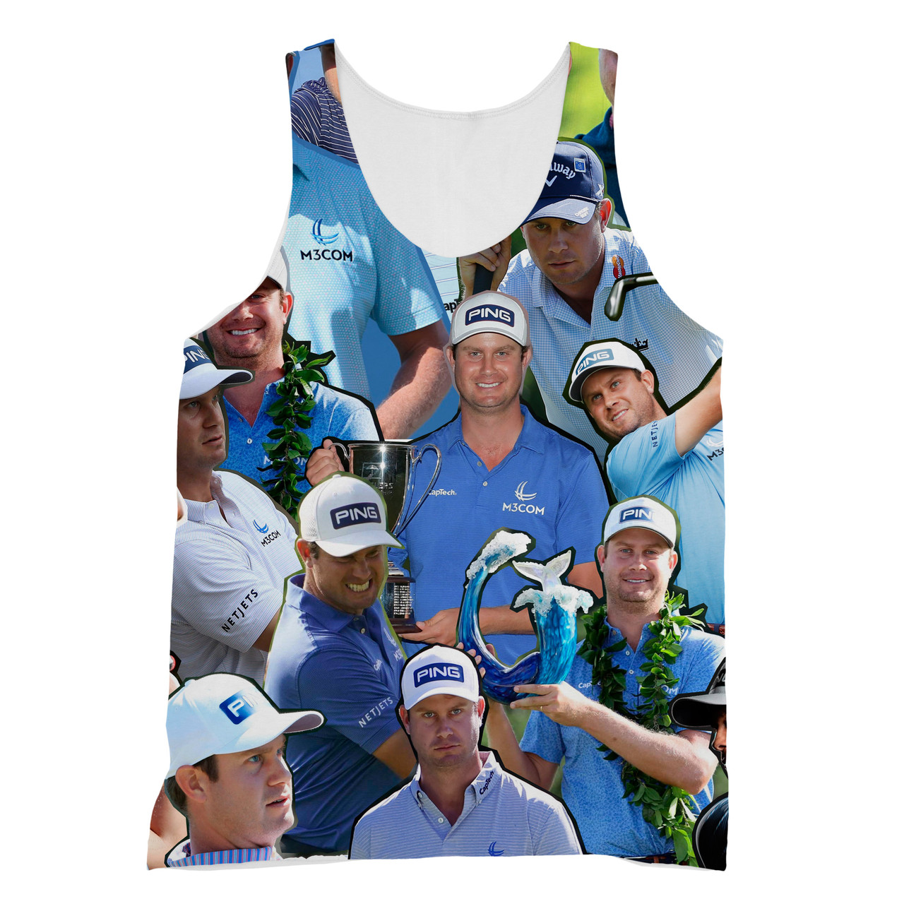 Harris English 3D Collage Face T-Shirt - AllOverPrint.ca