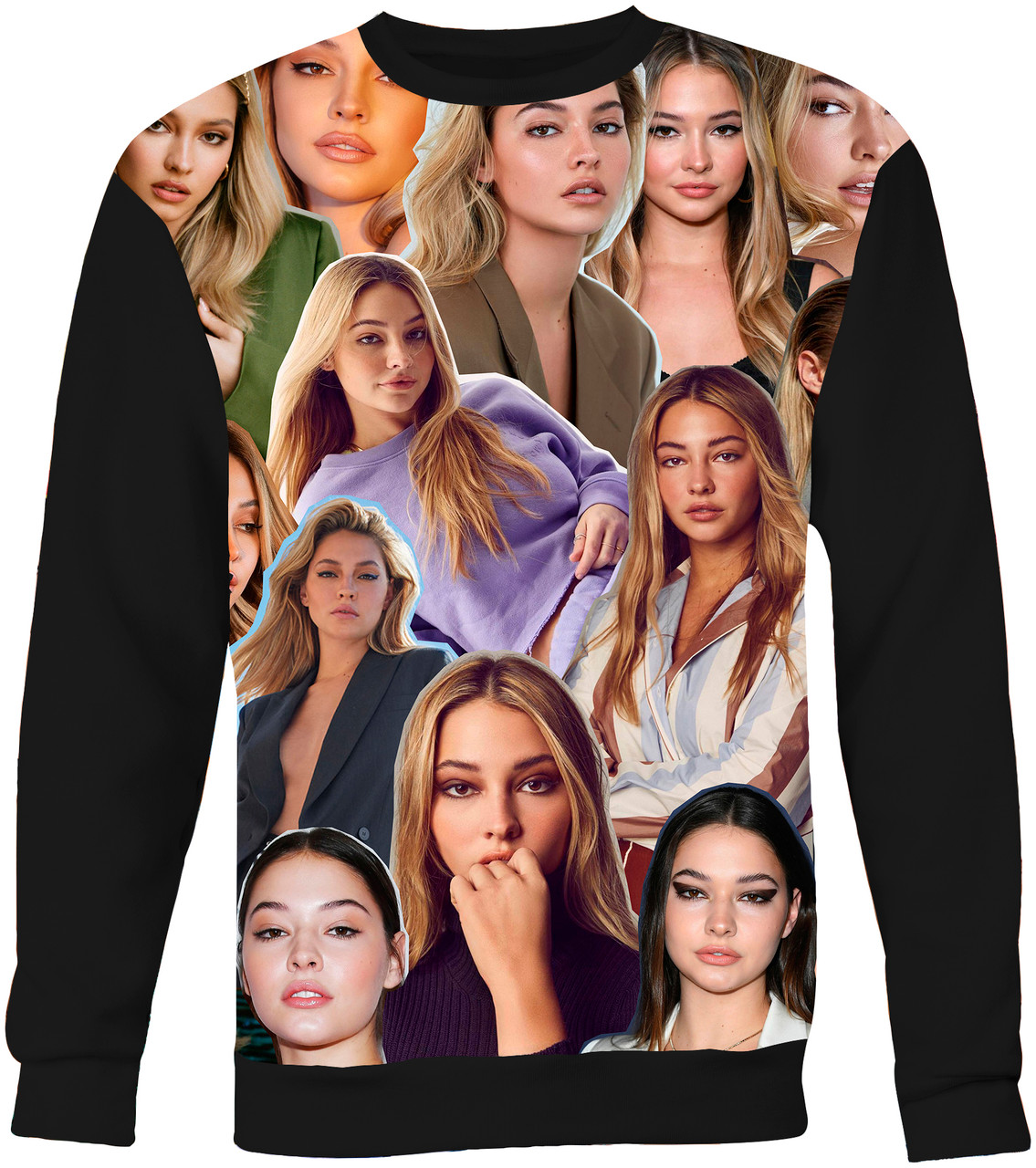 Madelyn Cline Photo Collage Sweatshirt - AllOverPrint.ca