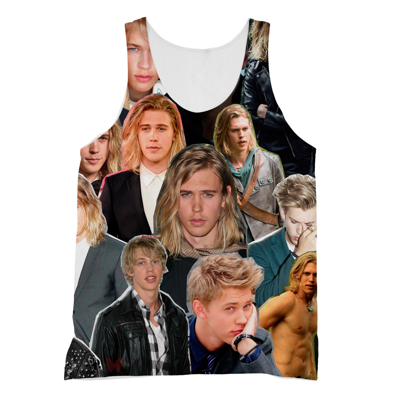 Austin Butler 3D Collage Face T-Shirt - AllOverPrint.ca