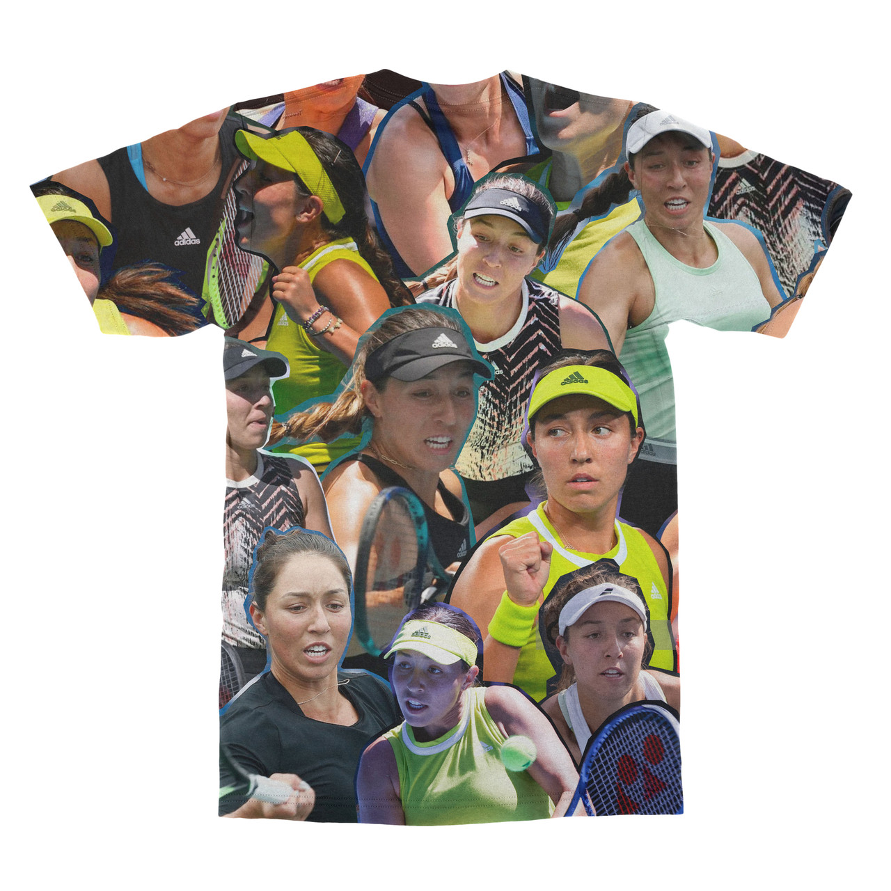 Jessica Pegula 3D Collage T-Shirt - AllOverPrint.ca