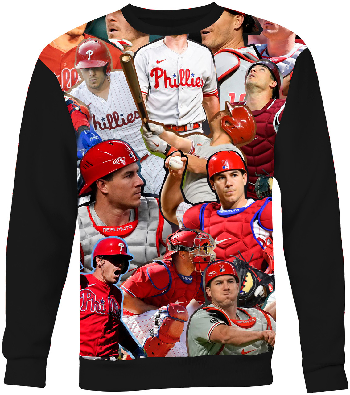 J. T. Realmuto Photo Collage Sweatshirt - AllOverPrint.ca