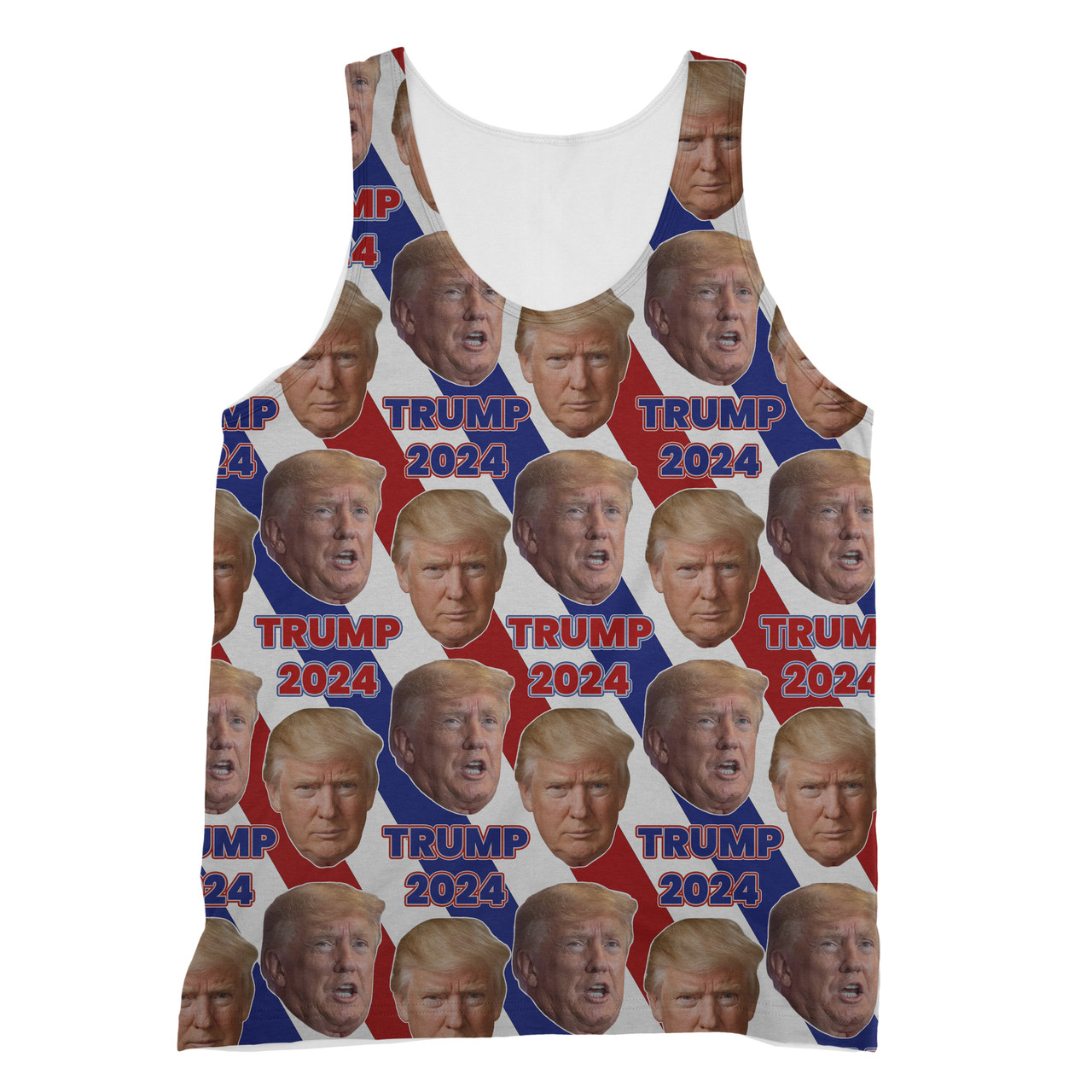 Donald Trump 2024 3D Collage T-Shirt - AllOverPrint.ca