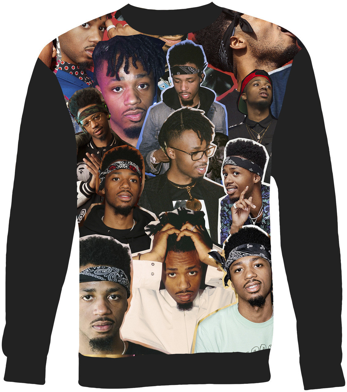 Metro Boomin Photo Collage Sweatshirt - AllOverPrint.ca
