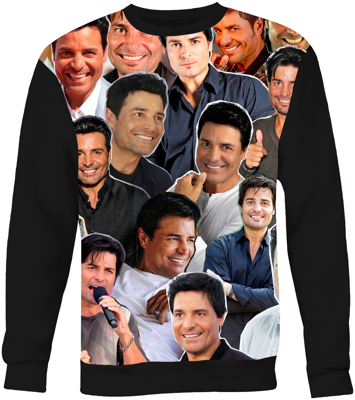 Chayanne Photo Collage Sweatshirt - AllOverPrint.ca