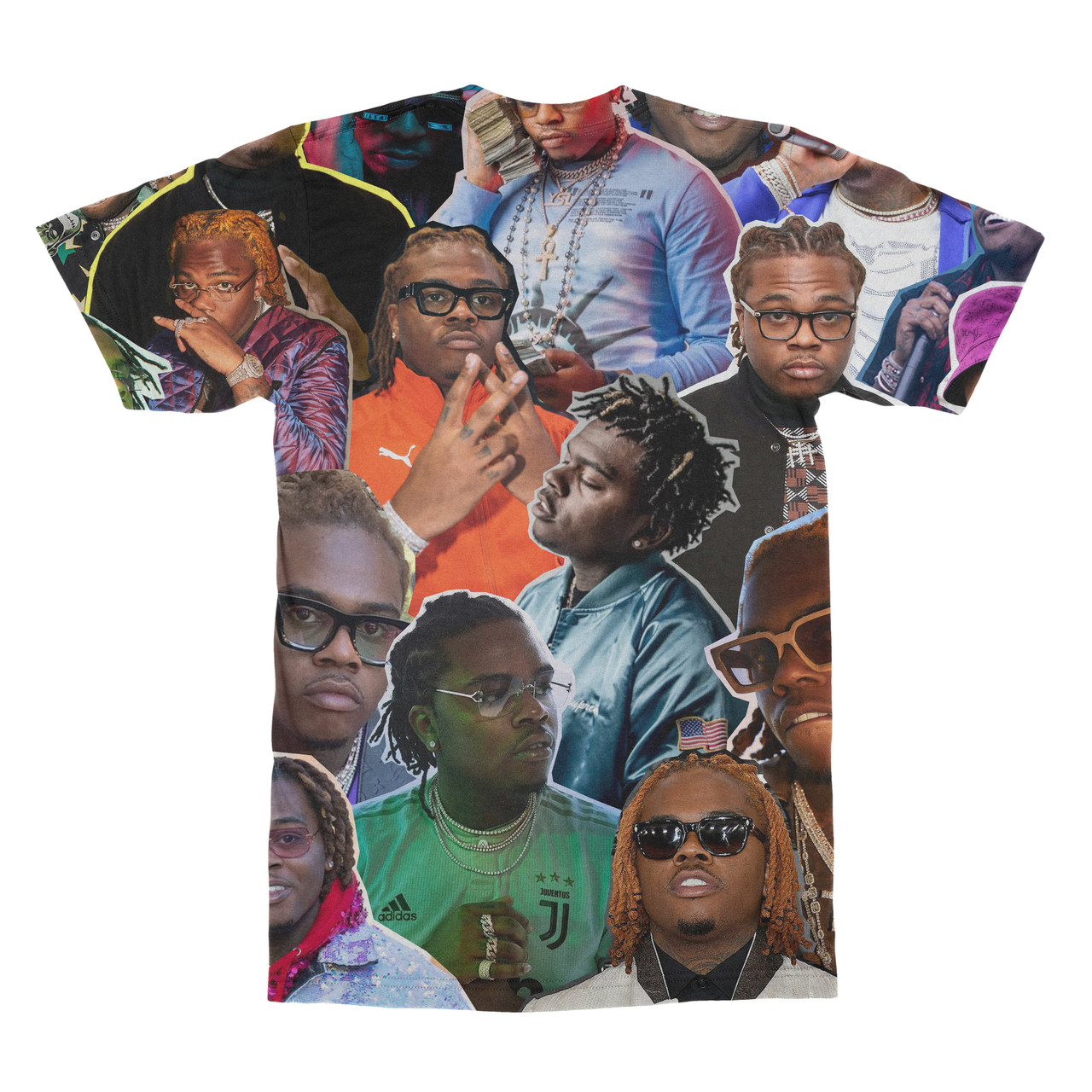 Gunna 3D Collage Face T-Shirt - AllOverPrint.ca
