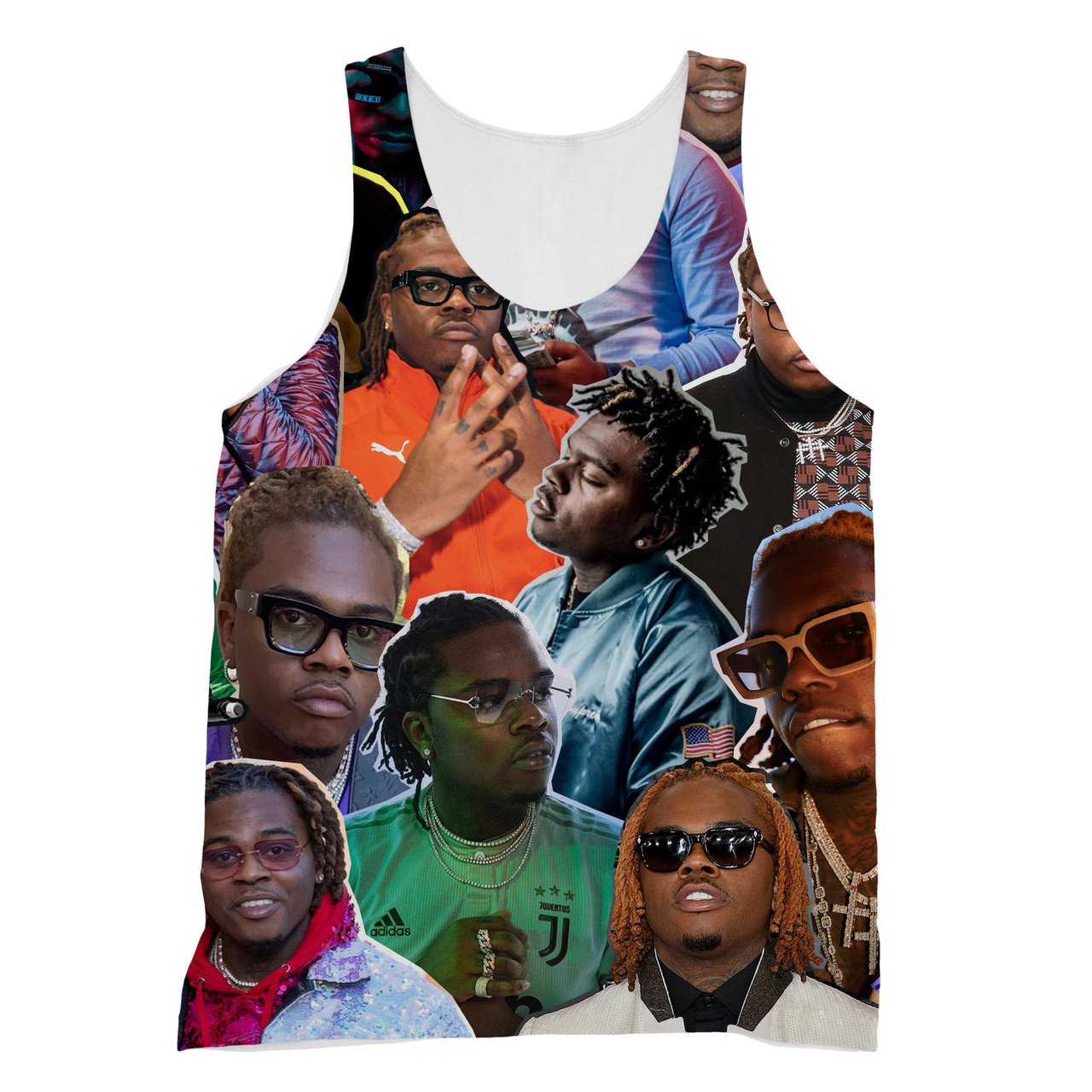 Gunna 3D Collage Face T-Shirt - AllOverPrint.ca