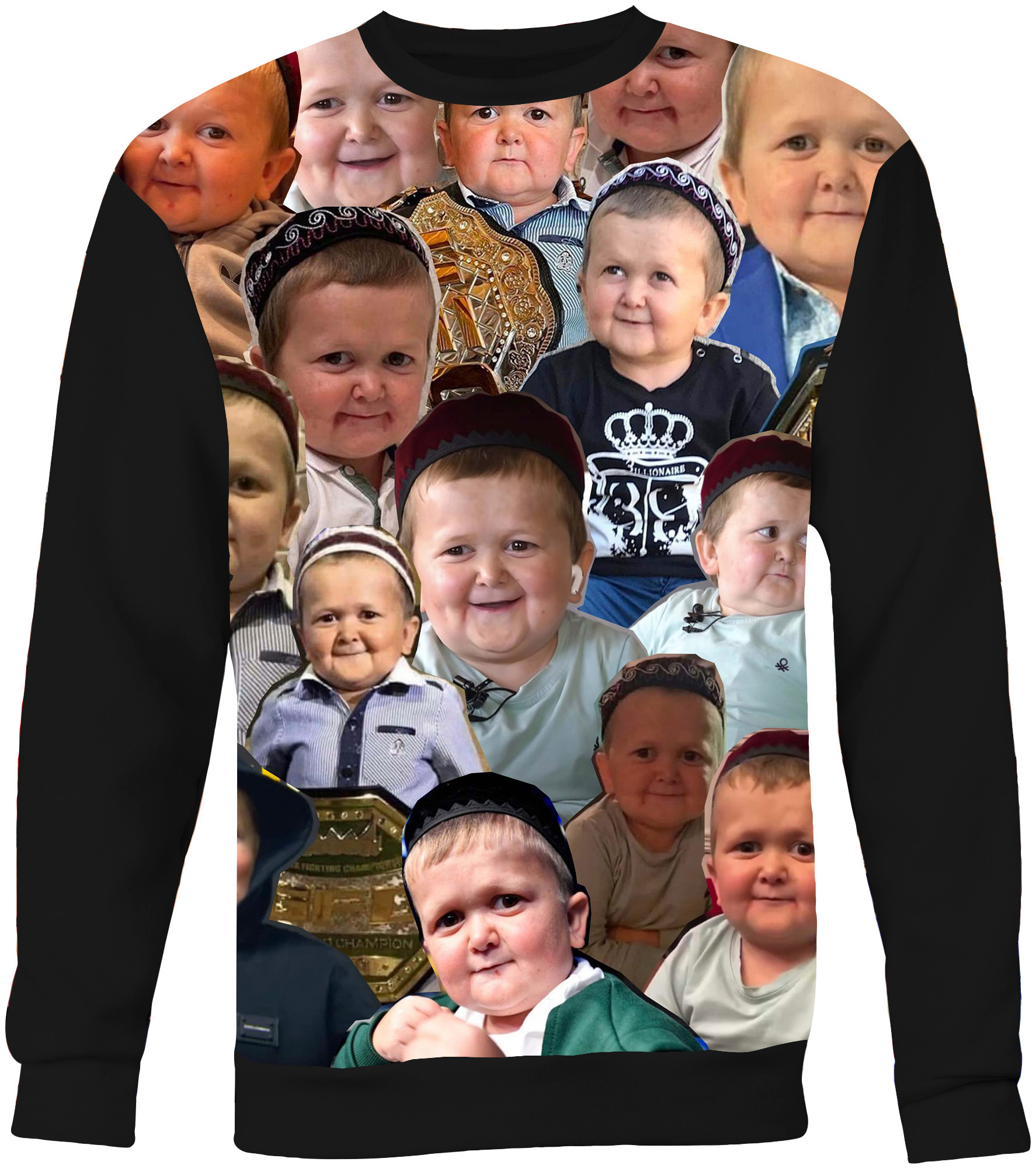 Hasbulla Photo Collage Sweatshirt - AllOverPrint.ca