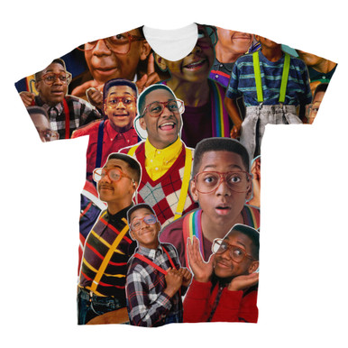Steve Urkel 3D Collage Face T-Shirt - AllOverPrint.ca