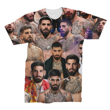 Ilia Topuria 3D Collage T-Shirt - AllOverPrint.ca