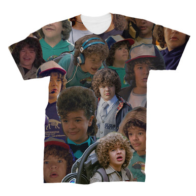 Dustin Stranger Things 3D Collage Face T-Shirt - AllOverPrint.ca