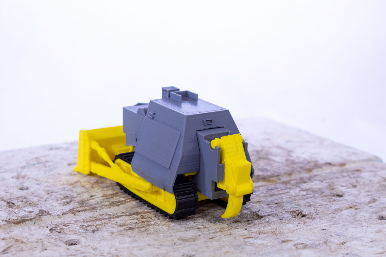 Killdozer Action Figure Model Miniature Doll - 3D Print Kill Dozer ...