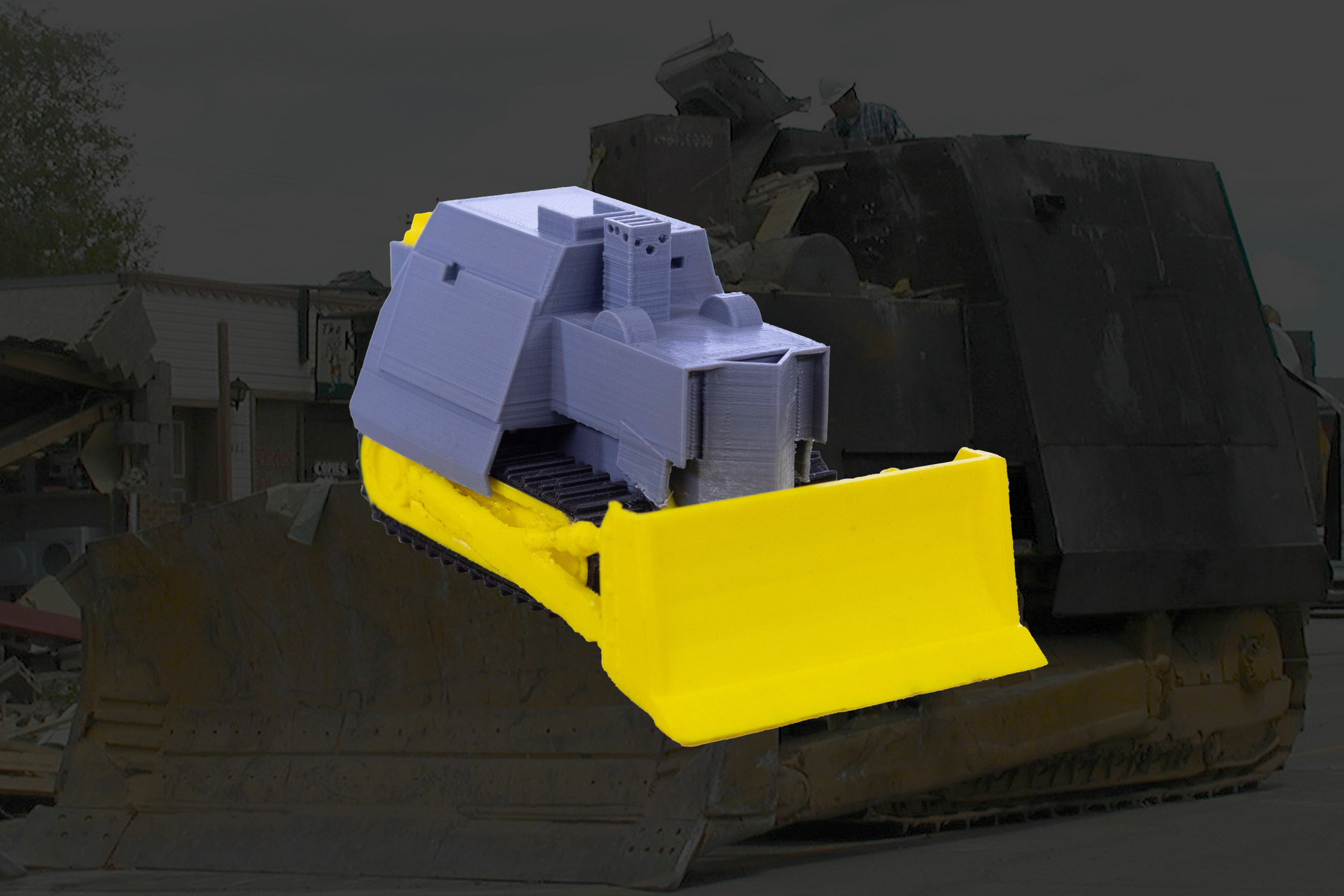 Killdozer Action Figure Model Miniature Doll - 3D Print Kill Dozer ...