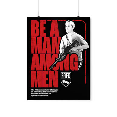 Be a Man Among Men Rittenhouse Rhodesia Premium Matte vertical posters ...