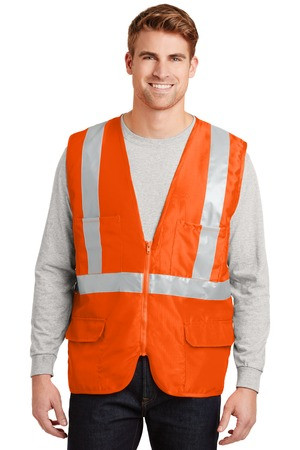 Class 2 Mesh Back Safety Vest with Screen-Printed Facility Logo - AAFES ...
