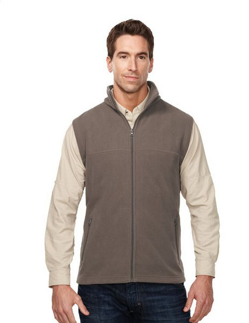 Men's Full-Zip Fleece Vest with Exchange 4 Million Miles Truck Logo ...