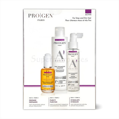 PROGEN Active Care Active 3 Step Kit - For Thinning Hair ...