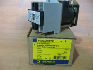 Square D DC Control Relay (8501 XD020V53) New in Box - SoCal Circuit ...