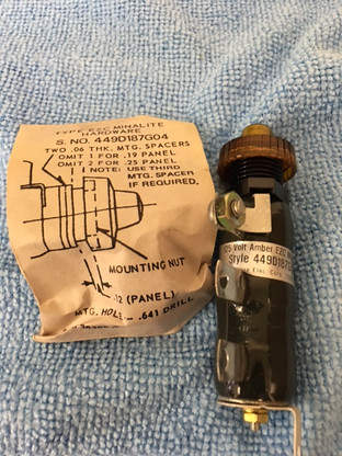 Westinghouse EZC Minalite Amber 125V 449D187G83, with hardware, New ...