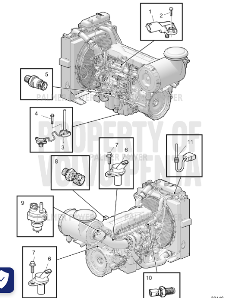 VOLVO PENTA 21634024 Pressure Sensor | PalmerPower