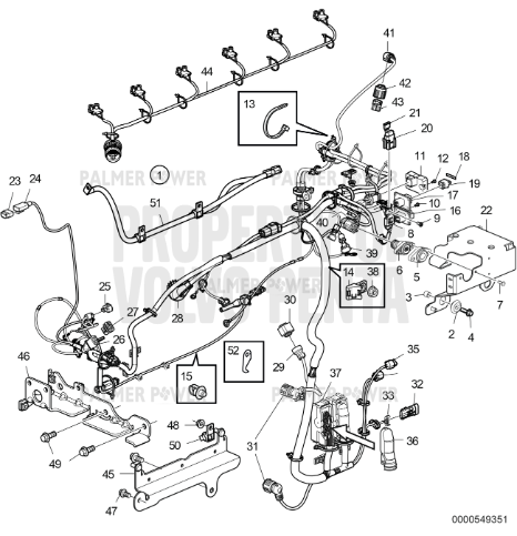 VOLVO PENTA 21760081 Wiring Harness | PalmerPower