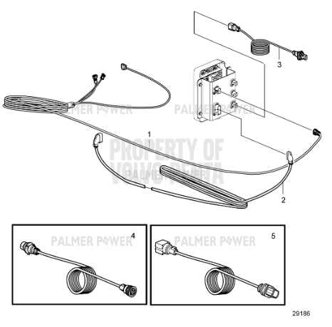 VOLVO PENTA 21939134 Wiring Harness | Extension Cable | PalmerPower