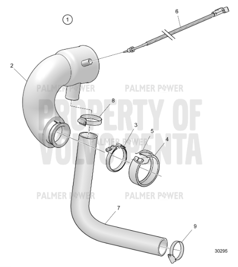 VOLVO PENTA 22671229 Exhaust Riser Kit | PalmerPower