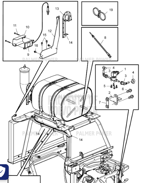 VOLVO PENTA 22827993 Sensor | Exhaust | PalmerPower
