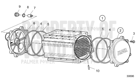 VOLVO PENTA 23330571 Charge Air Cooler | PalmerPower