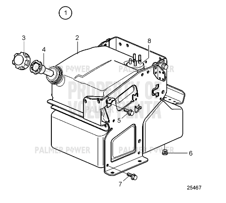 VOLVO PENTA 23251763 Adblue Tank | PalmerPower