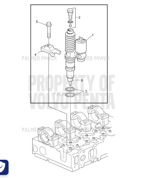 VOLVO PENTA 3829644 Unit Injector | PalmerPower