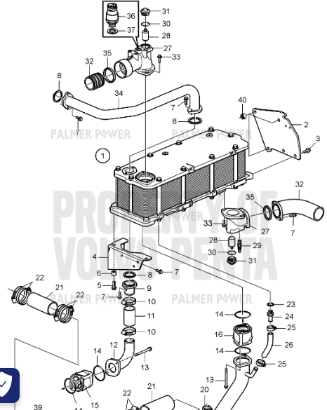 VOLVO PENTA 3889772 Bracket | PalmerPower