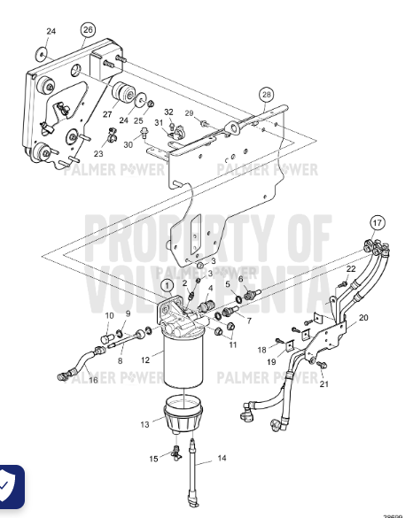 VOLVO PENTA 60111983 Washer | PalmerPower