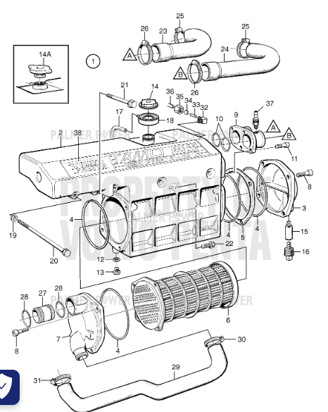 VOLVO PENTA 866594 Tube | PalmerPower