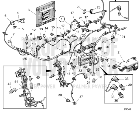 VOLVO PENTA 993363 Receptacle Housing | PalmerPower