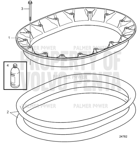 VOLVO PENTA 996570 Flange Screw | PalmerPower