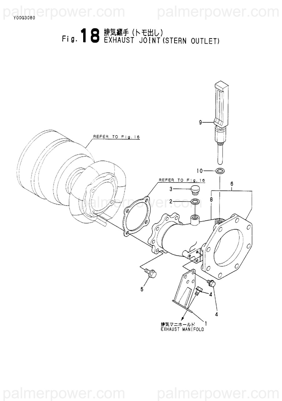 YANMAR 128633-13510 Support - Palmer Power