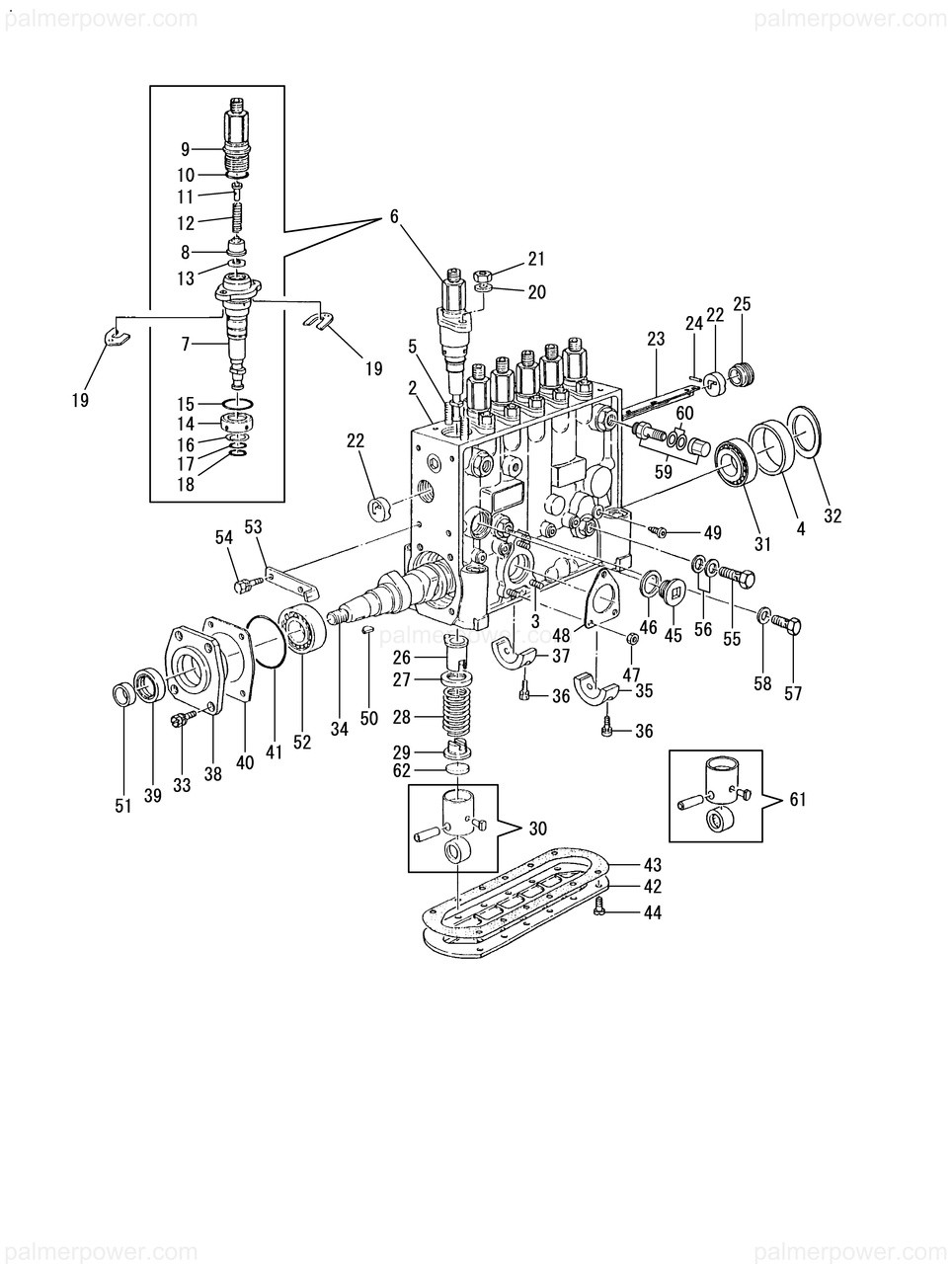 YANMAR 126613-51330 Spring, Valve - Palmer Power