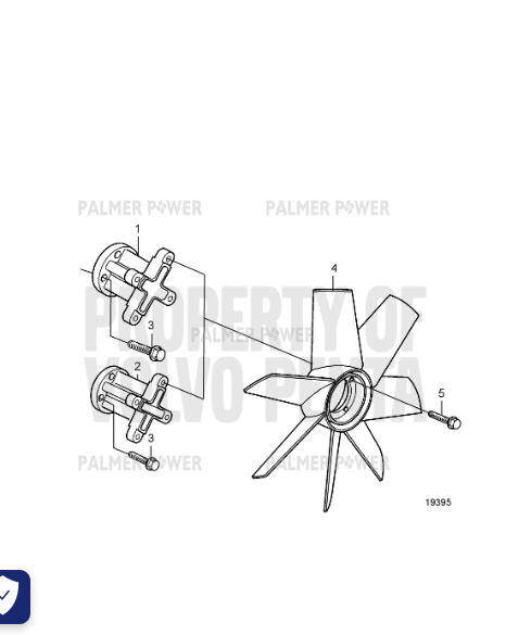 VOLVO PENTA 20405988 Adapter | PalmerPower